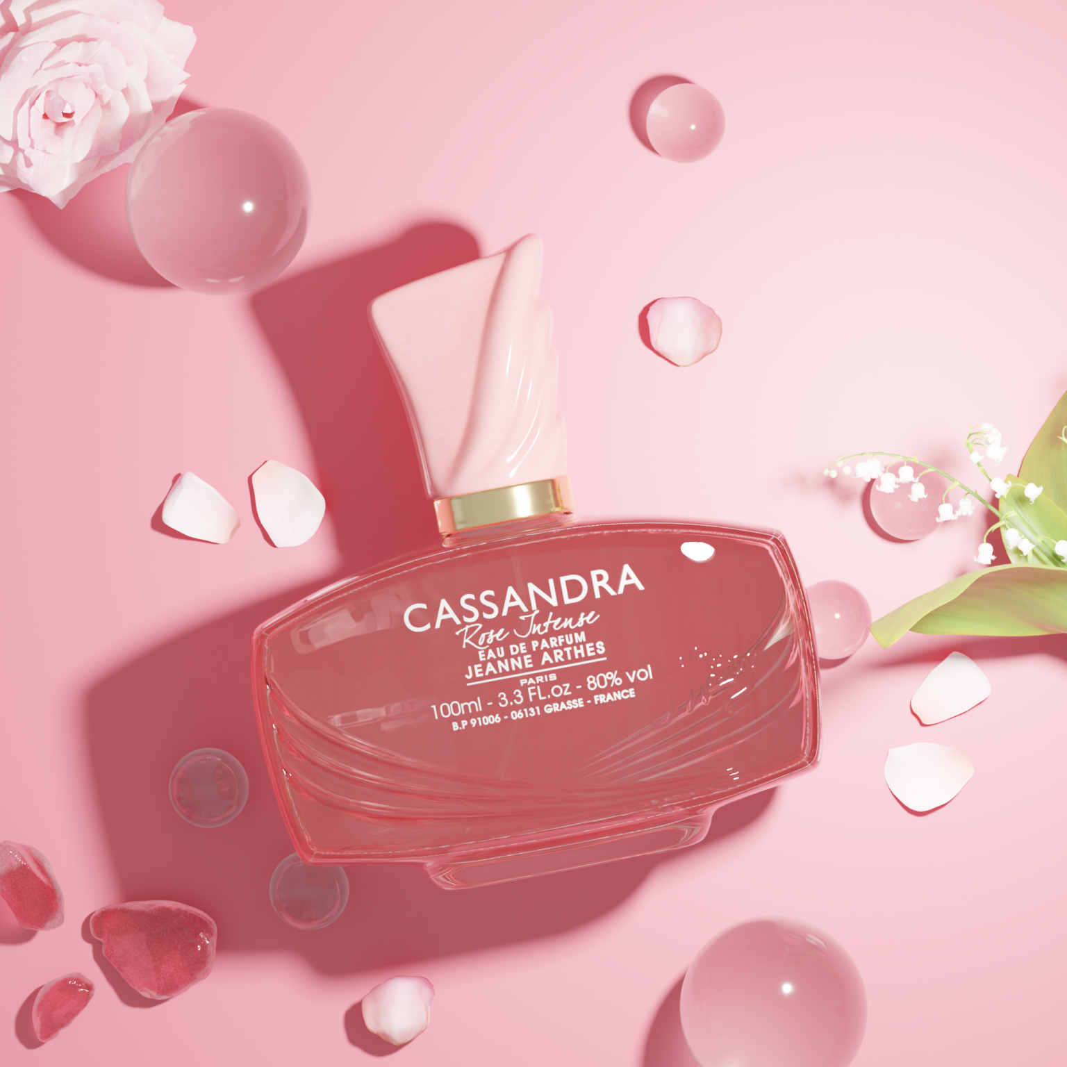 Cassandra Rose Intense - Parfum femme - Jeanne Arthes